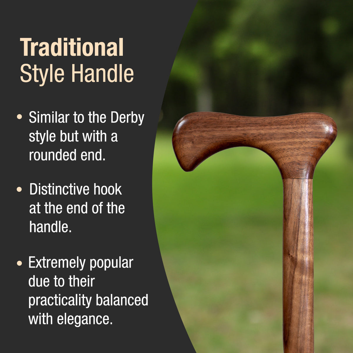 Twisted Walnut Traditional Handcrafted Walking Cane 37" – Brazos ...