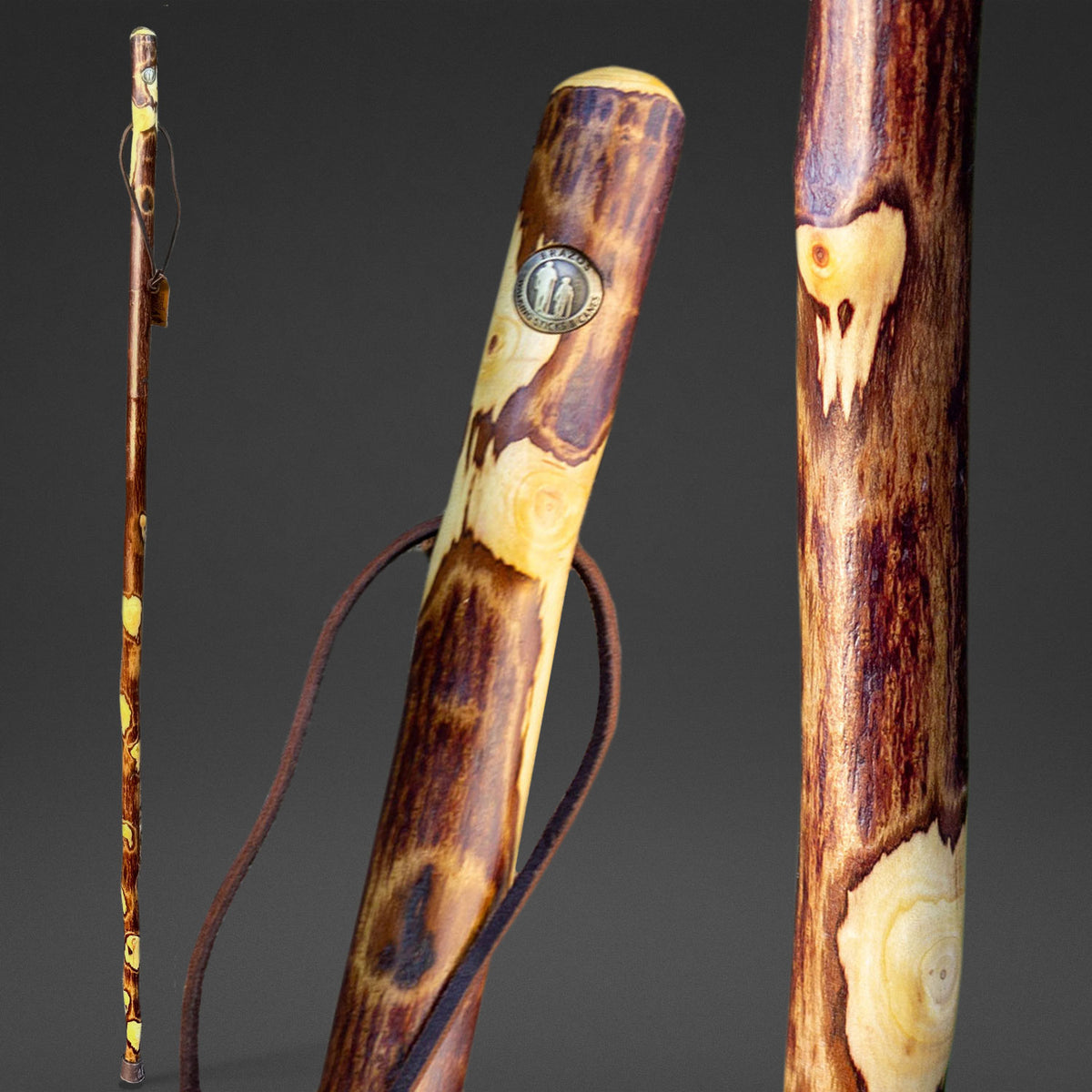 Hawthorn Rustic Walking Stick – Brazos Walking Sticks